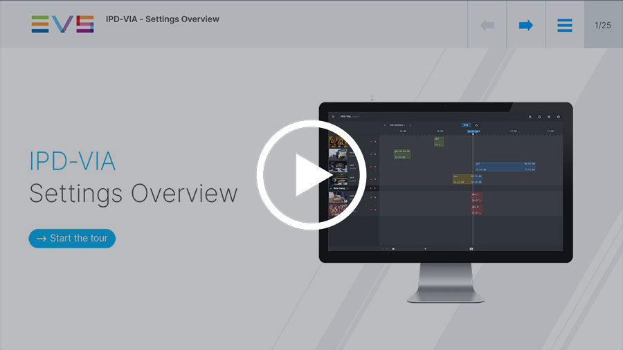 IPD-VIA Tutorials | EVS
